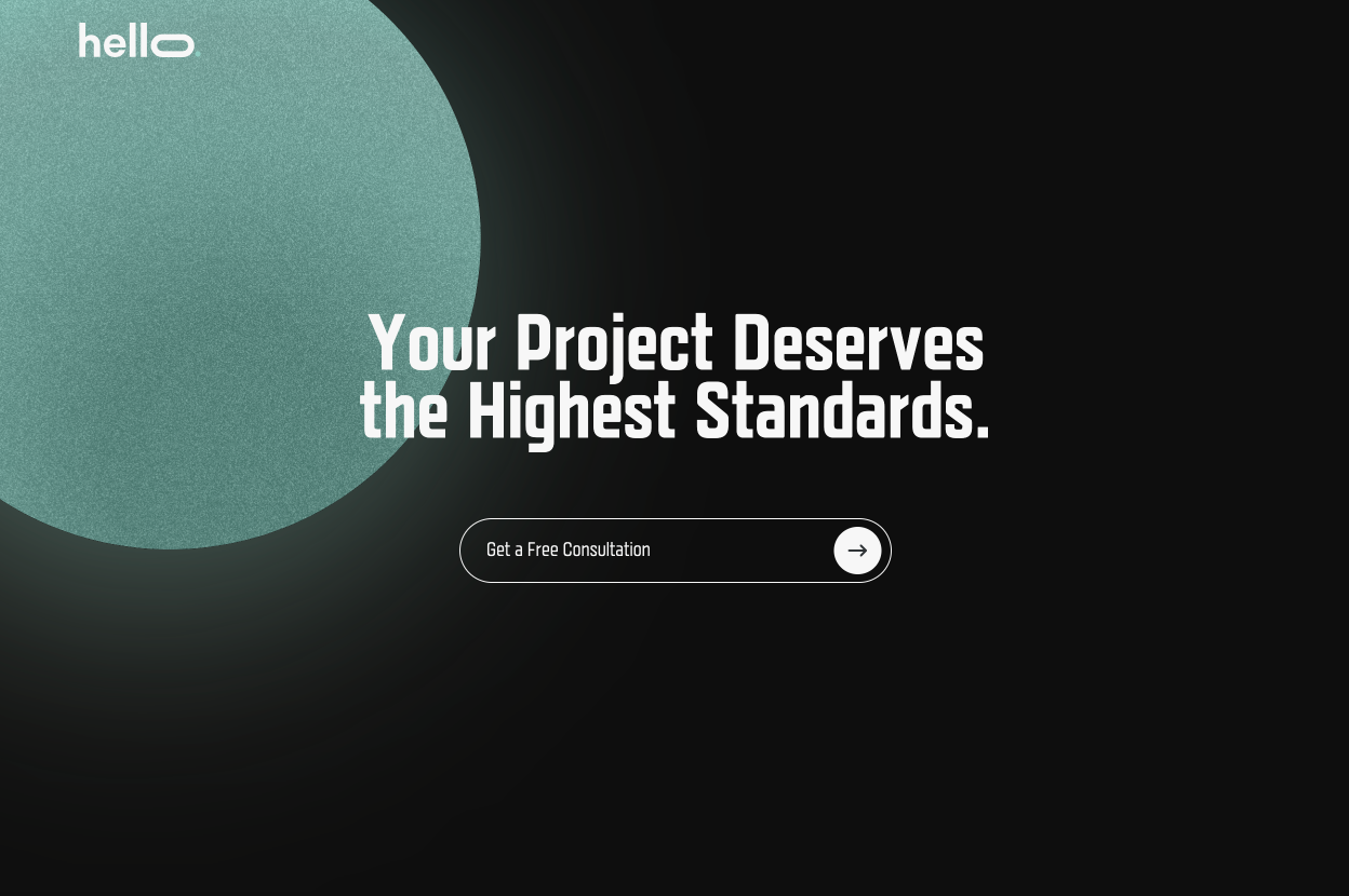 hello. Web Development, Design, and UX Studio